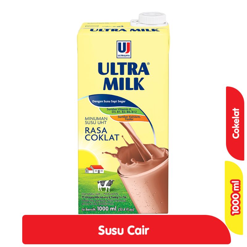 Jual Ultra Milk Susu Uht Coklat 1 L Di Seller Alfamart Click And Collect