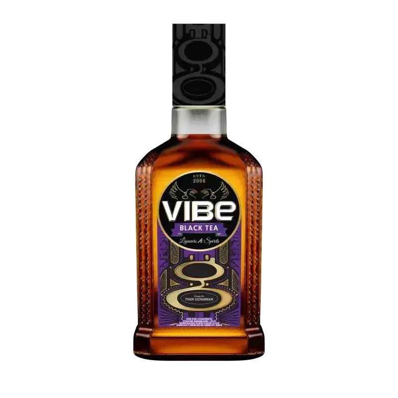 Jual Vibe Black Tea 350 Ml Botol Mini Free Sloky Di Seller Vibe ...