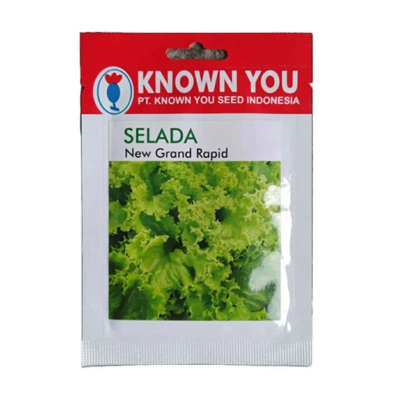Jual Benih Selada Hijau Grand Rapids Known You Seed 5gr Di Seller ...