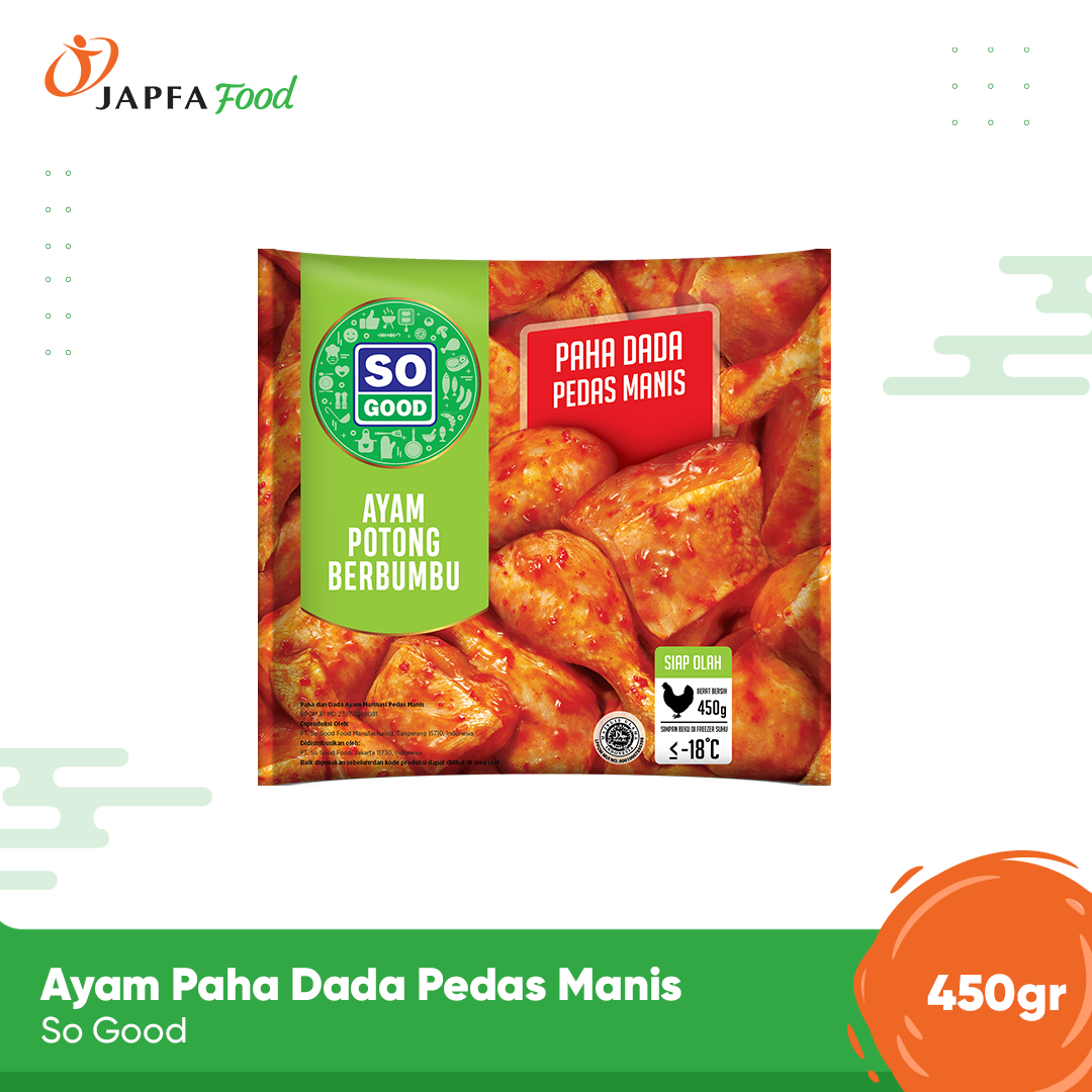 Promo So Good Ayam Paha Dada Pedas Manis 450gr Diskon 23% Di Seller ...