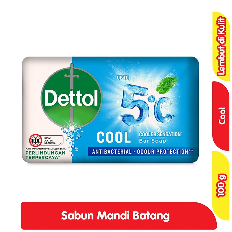 Jual Dettol Sabun Batang Anti Bakteri Cool 100 G Di Seller Alfamart ...