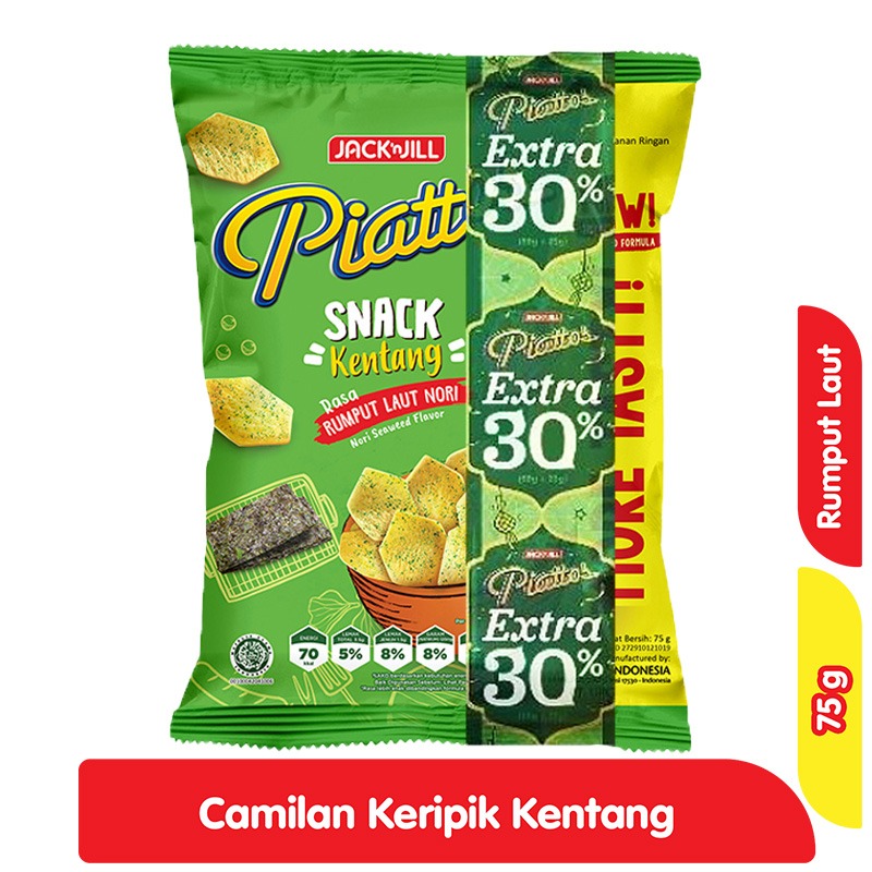 Jual Piattos Snack Kentang Rumput Laut 75 G Di Seller Alfamart ...