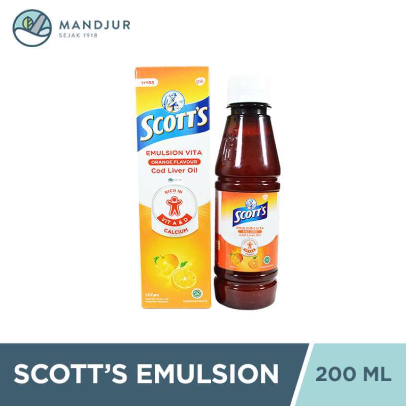 Minyak Ikan Scott Emulsion 200 Ml Gratis Ongkir 🏷️ Harga Murah Mei 2026