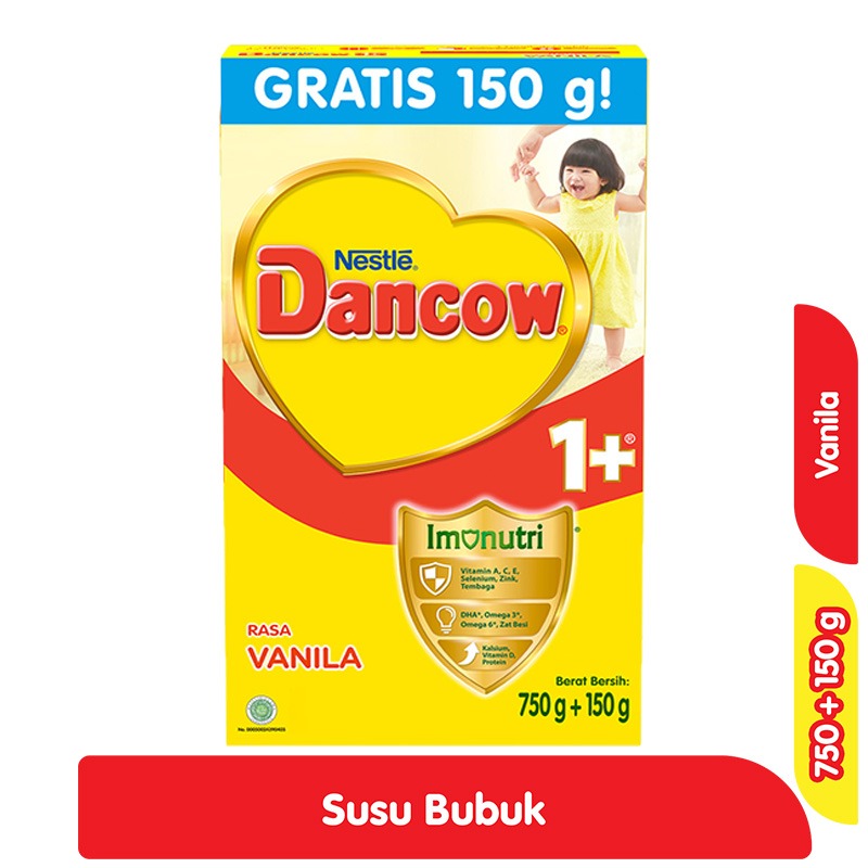 Jual Nestle Dancow 1+ Imunutri Susu Pertumbuhan 1-3 tahun Vanila Box ...