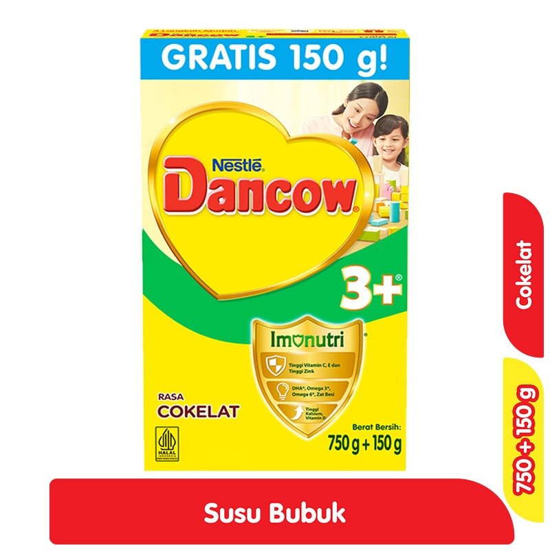Jual Nestle Dancow 3+ Imunutri Susu Pertumbuhan 3-5 Tahun Cokelat Box ...