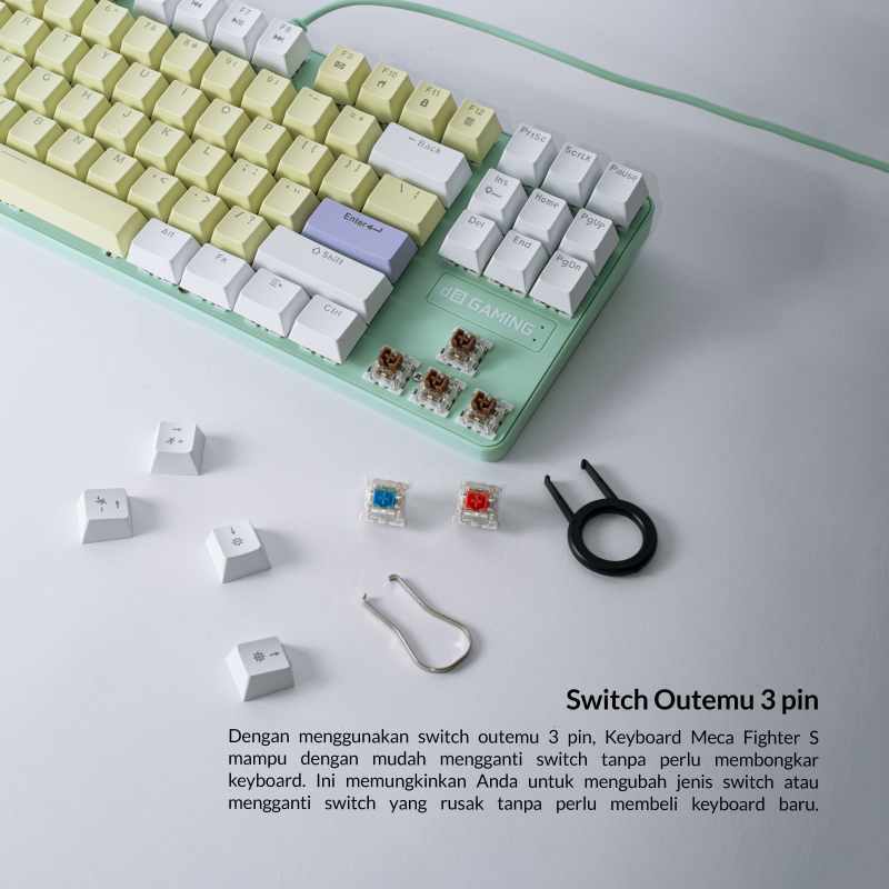Jual Keyboard Gaming Digital Alliance Mechanical Outemu Removable ...