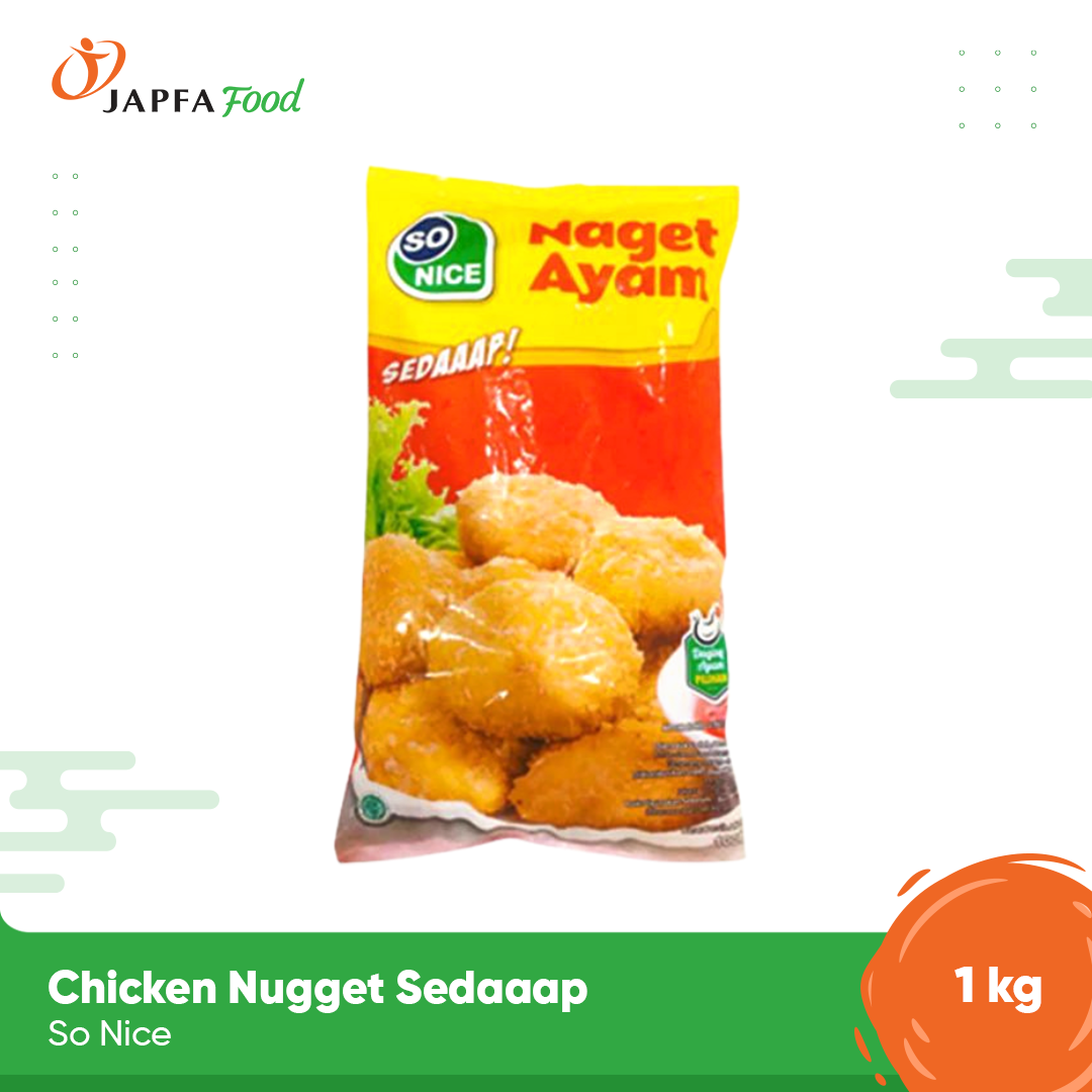 Promo So Nice Chicken Nugget Sedaaap 1kg Halal Diskon 22% Di Seller ...
