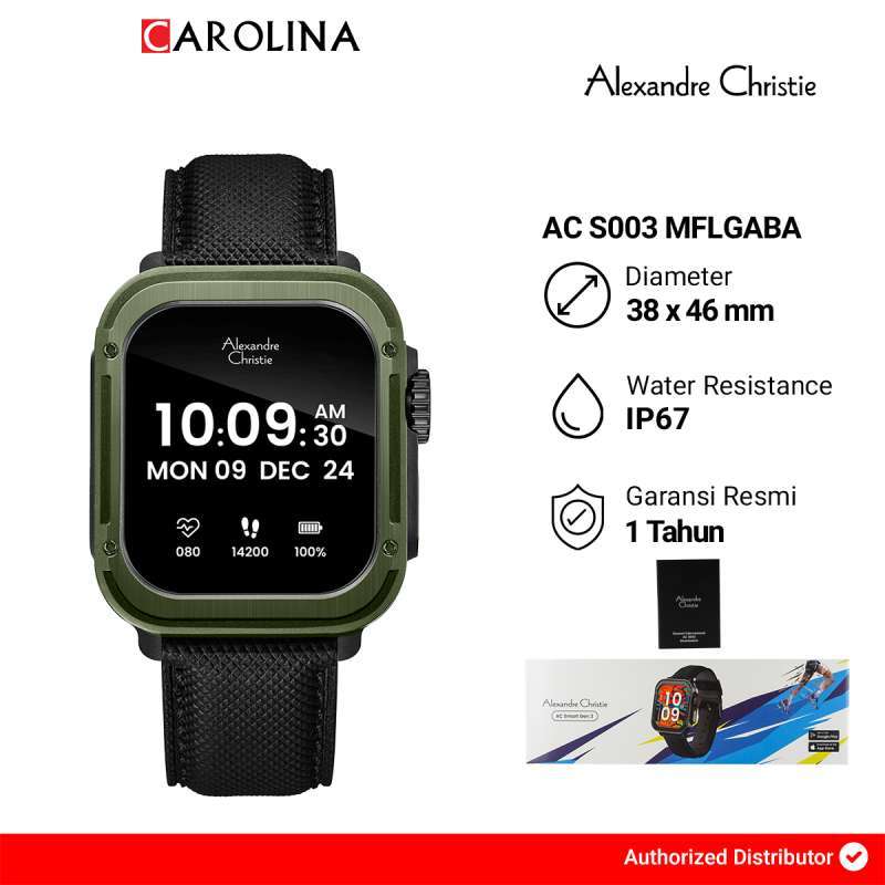 Promo Jam Tangan Pria Alexandre Christie Smart Watch Ac S003 Mflgaba ...