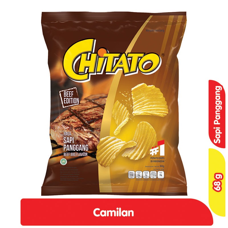Jual CHITATO Keripik Kentang Sapi Panggang 68 g di Seller Alfamart ...