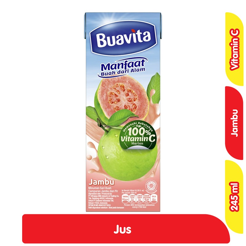 Jual Buavita Jus Buah Asli Jambu 245 ml di Seller Alfamart - ALFAMART ...