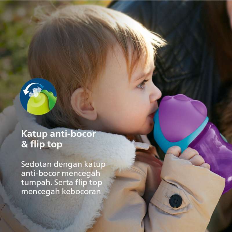 Promo Philips Avent Straw Cup 200 Ml Single Girl Scf796/02 Botol Minum ...