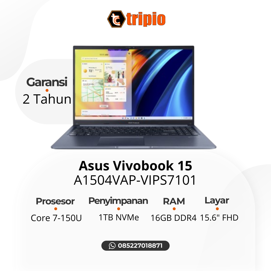 Jual Asus Vivobook 15 A1504vap-vips7101 Di Seller Tripio Computer ...