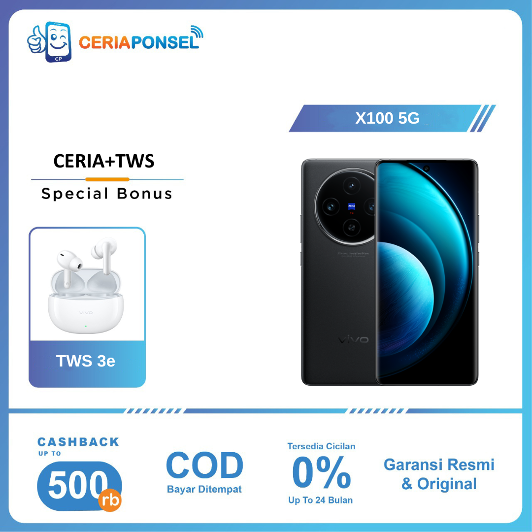 Promo Vivo X100 5g 12/256gb Mediatek Dimensity 9300 | Garansi Resmi ...