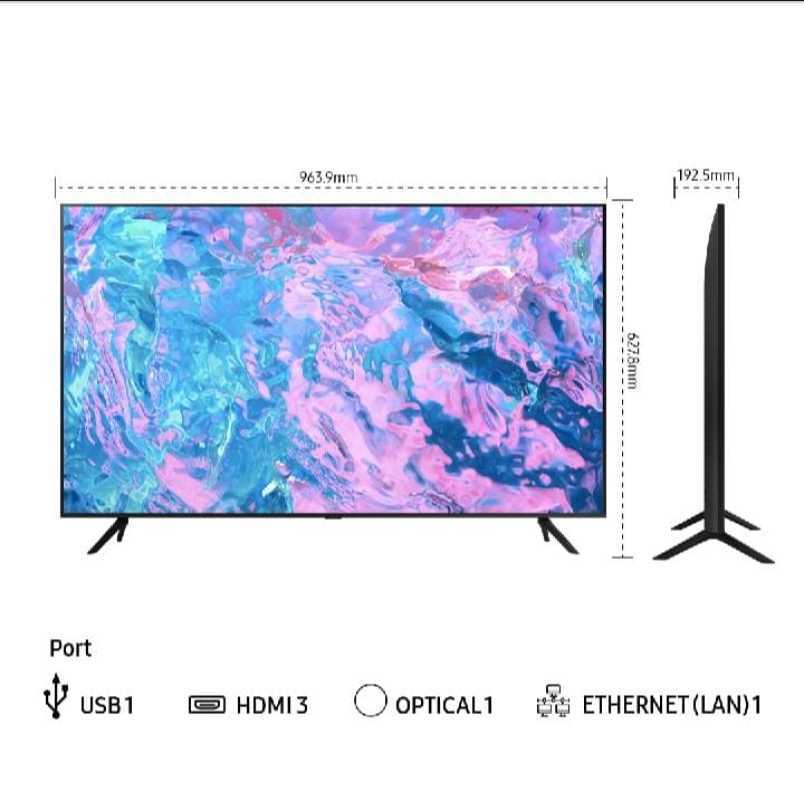 Promo Samsung 43cu7000 Smart Led Tv 43 Inch Crystal Uhd 4k ...