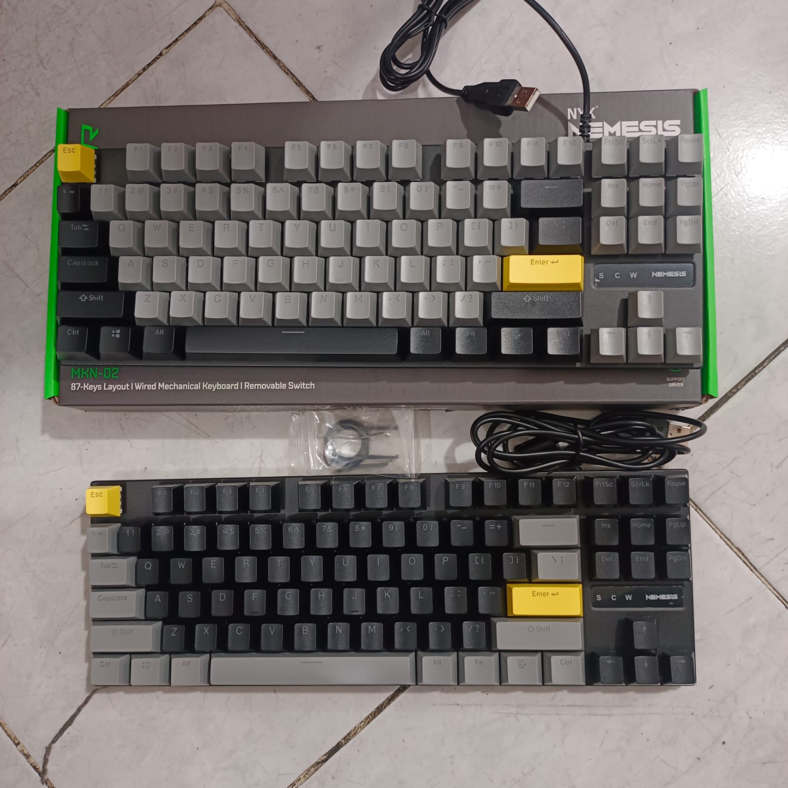 Jual Nyk Saber Mkn-02 Keyboard Mechanical Removable Tkl Di Seller ...