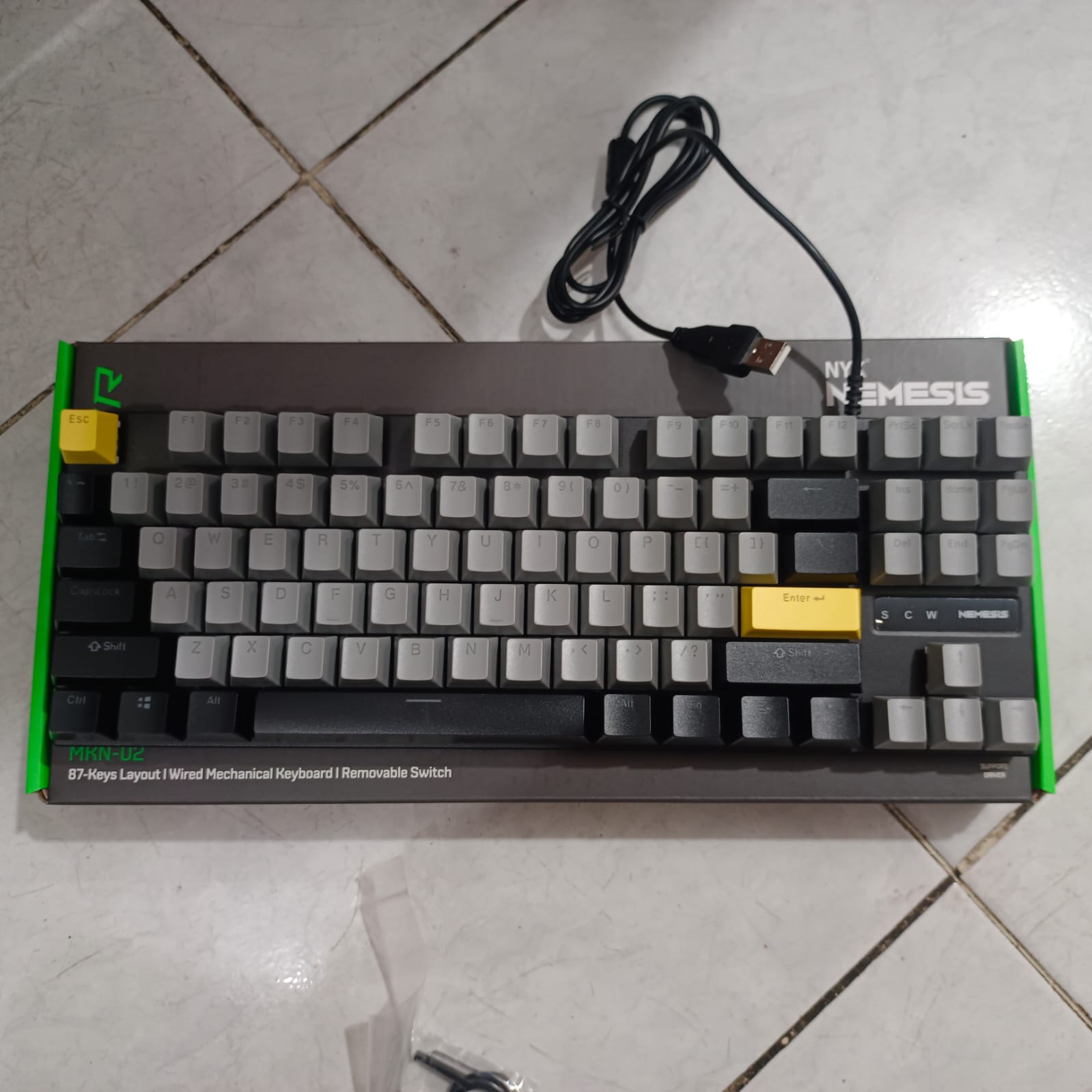 Jual Nyk Saber Mkn-02 Keyboard Mechanical Removable Tkl Di Seller ...