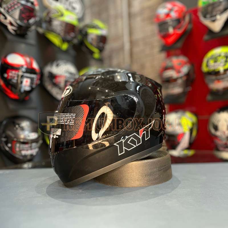 Jual KYT R10 Helm Full Face - L Black Glossy di Seller Premium Box ...