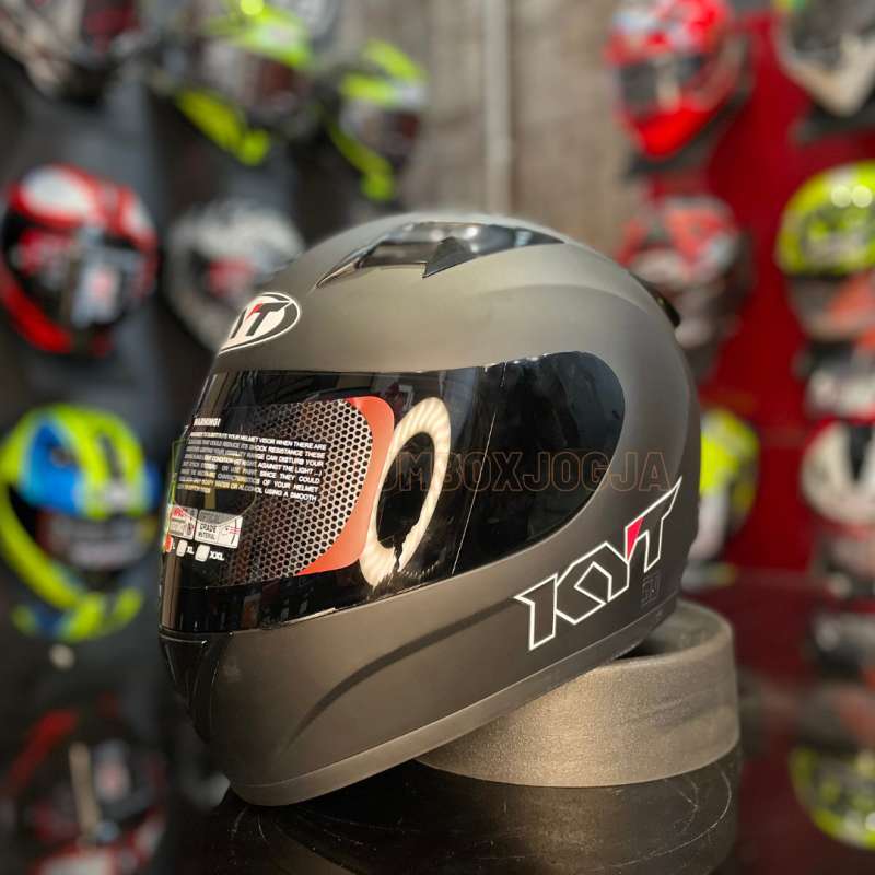 Jual KYT R10 Helm Full Face - M Matte Black di Seller Premium Box ...