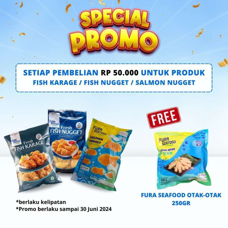 Promo Fish Nugget Fura Seafood 500gr Naget Ikan Halal Diskon 29% Di ...