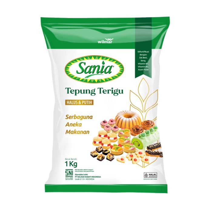 Promo Sania Tepung Terigu Serbaguna Aneka Makanan 1 Kg Diskon 30% Di ...