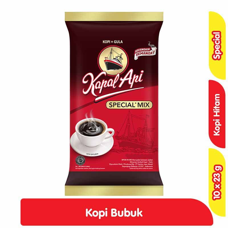 Jual Kapal Api Kopi Bubuk Instan Special Mix 10 x 23 g di Seller ...