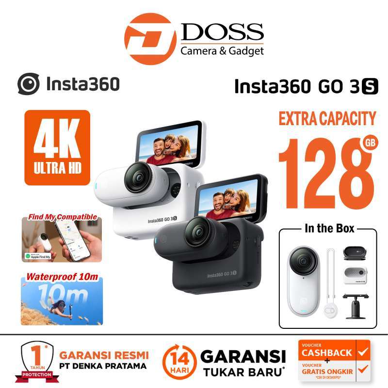 Jual Insta360 Go 3s 4k Action Cam Insta 360 Go3s Action Camera Go3 S Di ...