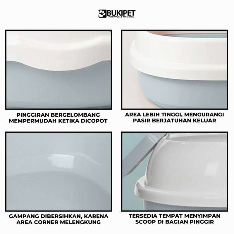 Promo Litter Box Kucing Jumbo Bak Pasir Tempat Pup - Mora Litter Box ...