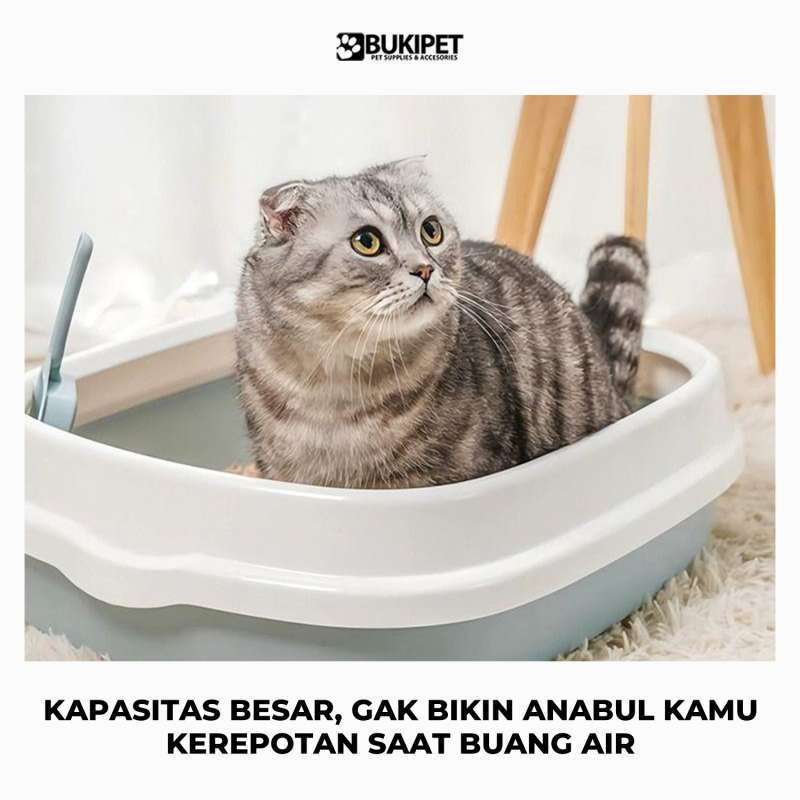 Promo Litter Box Kucing Jumbo Bak Pasir Tempat Pup - Mora Litter Box ...