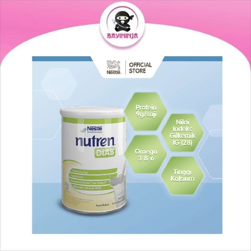 Jual Nestle Nutren Diabetes Vanila Susu Dewasa [400 G] Di Seller ...
