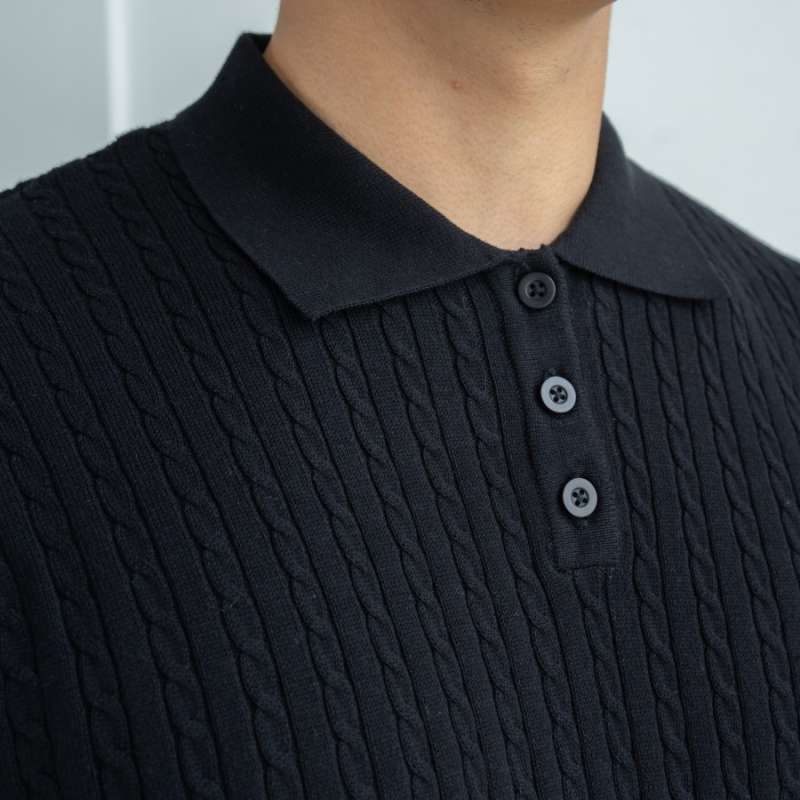 Promo Kale Marco Series / Kaos Polo Blue Pria / Kaos Rajut Kancing Knit ...