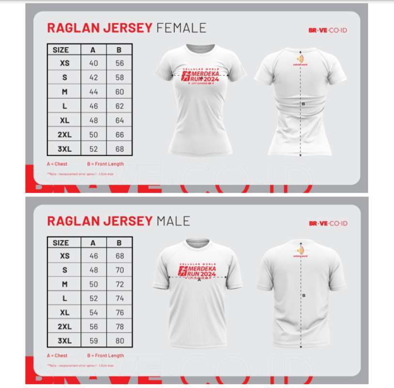 Jual Tiket Merdeka Run 5k (regular) - Cellular World Bali 2024 Di ...