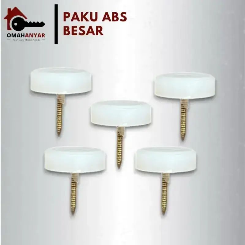 Jual 1 Bungkus Isi 100pcs Skrup Paku Oval Rotan Abs Rata Bakpao Bapao ...