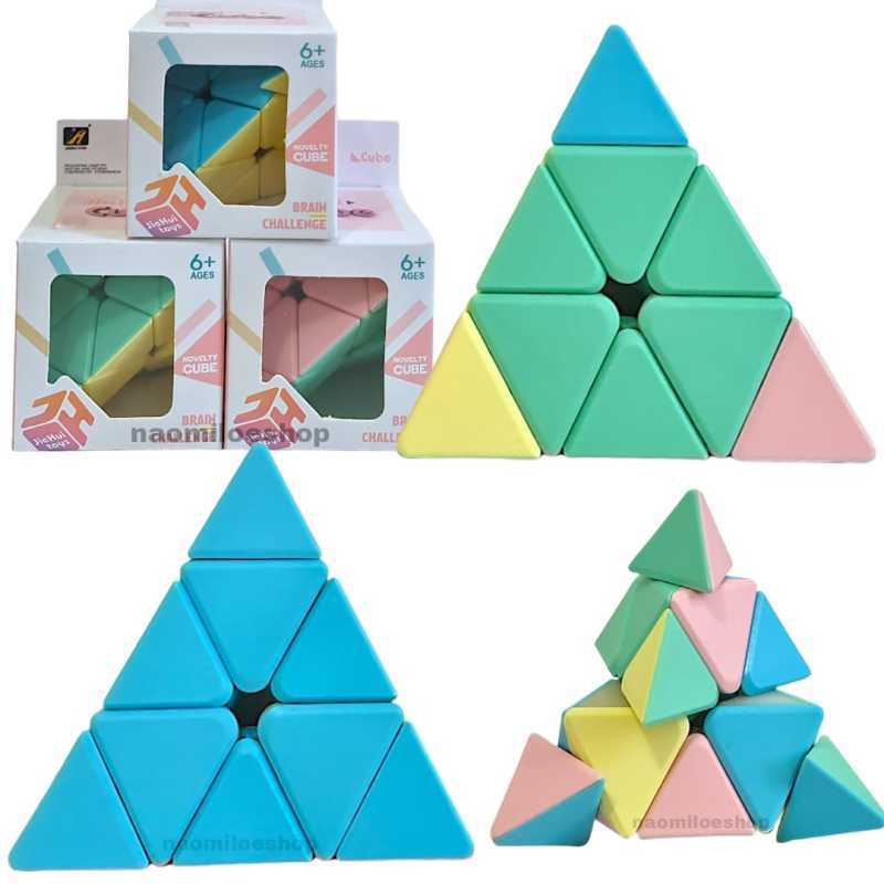 Jual Rubik Segitiga Piramid Mainan Rubik Kubus Cube Brick Segi 3 Mainan ...