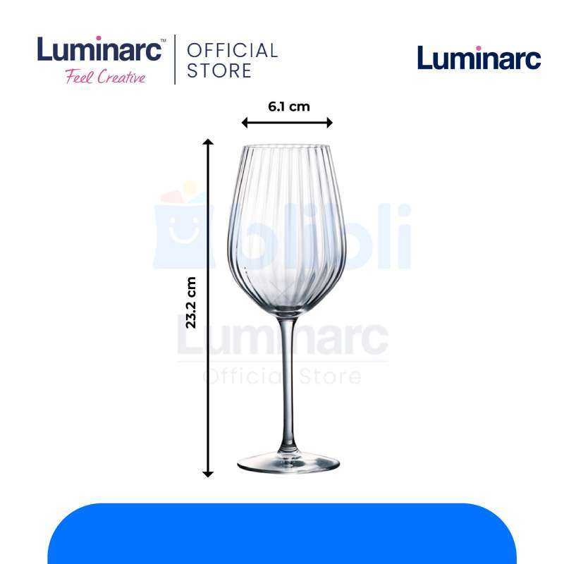 Promo Luminarc Gelas Berkaki Serena Line Cold Cut 47 Cl / 2 Pcs Diskon 6% Di Seller Luminarc ...