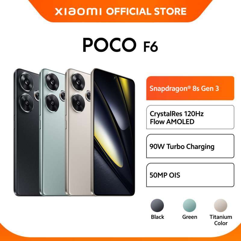 Promo Official Xiaomi Poco F6 8 256gb 12 512gb Snapdragon 8s Gen 3