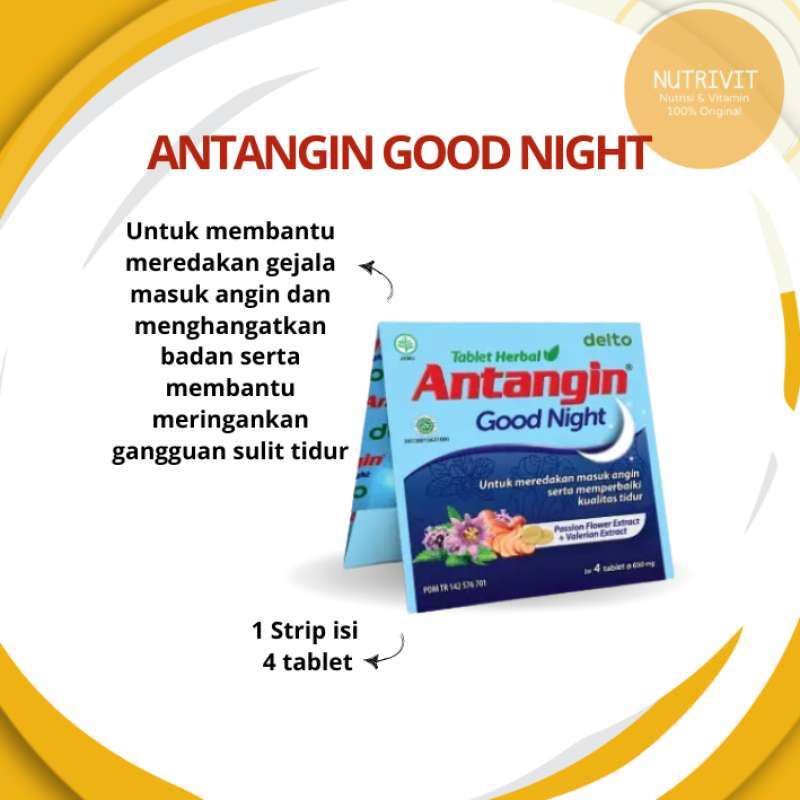 Jual Antangin Good Night Tablet Biru Per Strip Di Seller Nutrivit ...