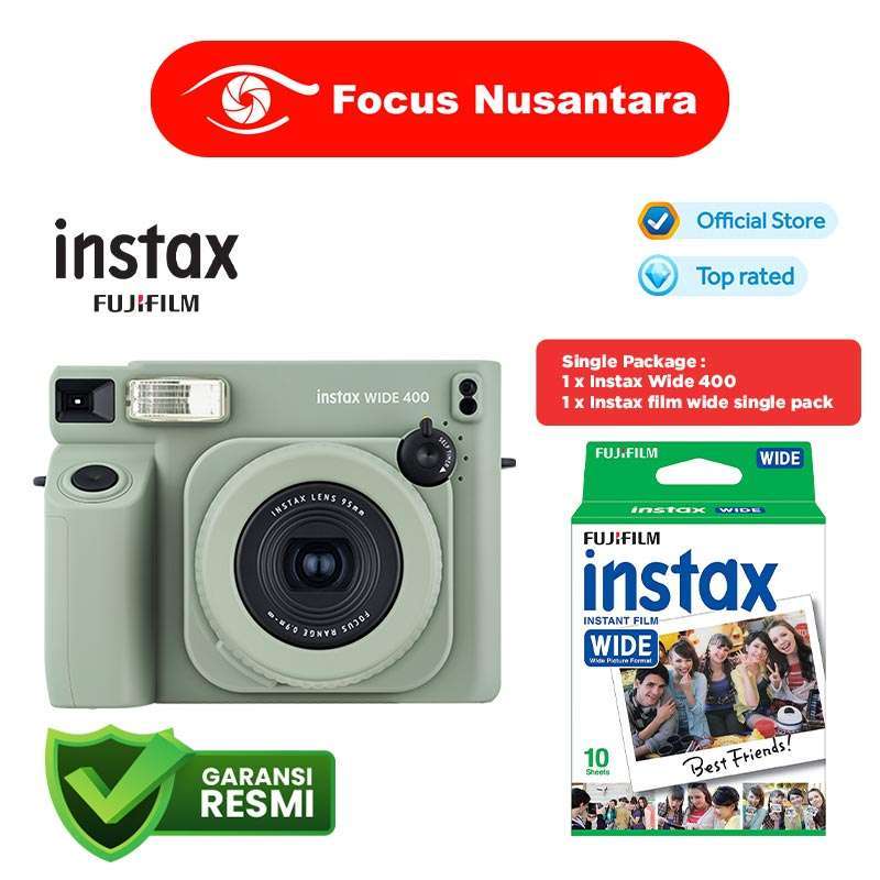 Promo Focus Nusantara - Fujifilm Instax Wide 400 Instant Camera Fuji ...