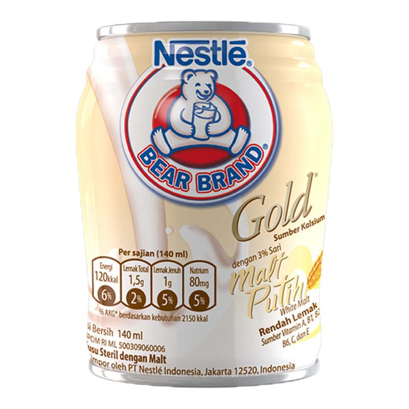 Jual Bear Brand Susu Gold Malt Putih 140ml Di Seller Tiptop Online ...