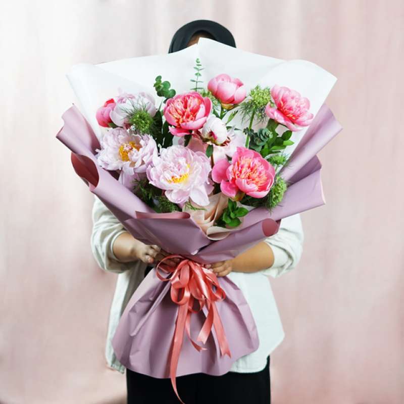 Jual Buket Bunga Peony - Karangan Bunga Peony Freshcut Asli Untuk ...