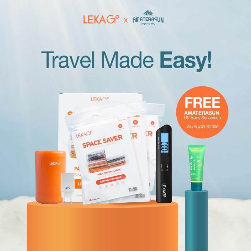 Promo (bundle Lengkap) Leka Go! Trial Bundle Space Saver + Pump + Lite ...