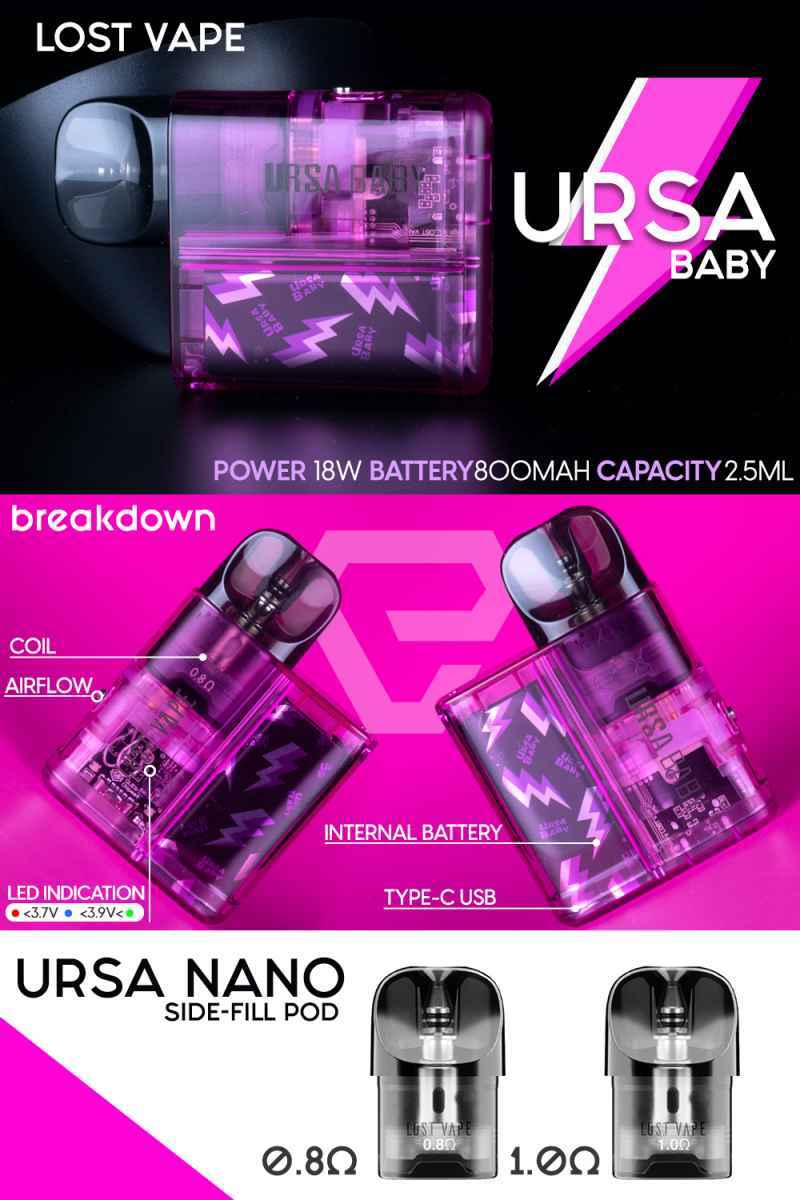 Jual Ursa Nano Baby - Ursa Baby Lost Vape - Flash Nightmare Di Seller ...