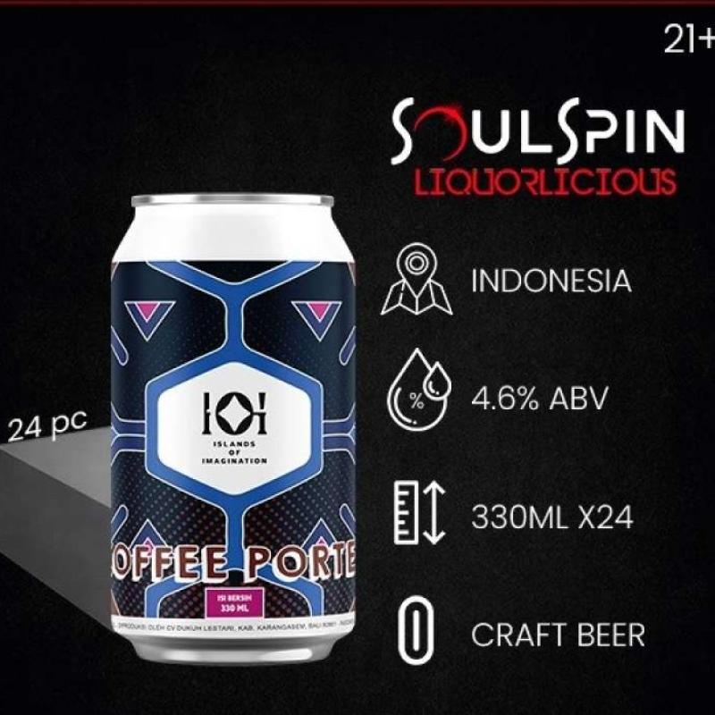 Jual Islands Of Imagination Coffee Porter 330ml [ Dus Isi 24 Kaleng ...