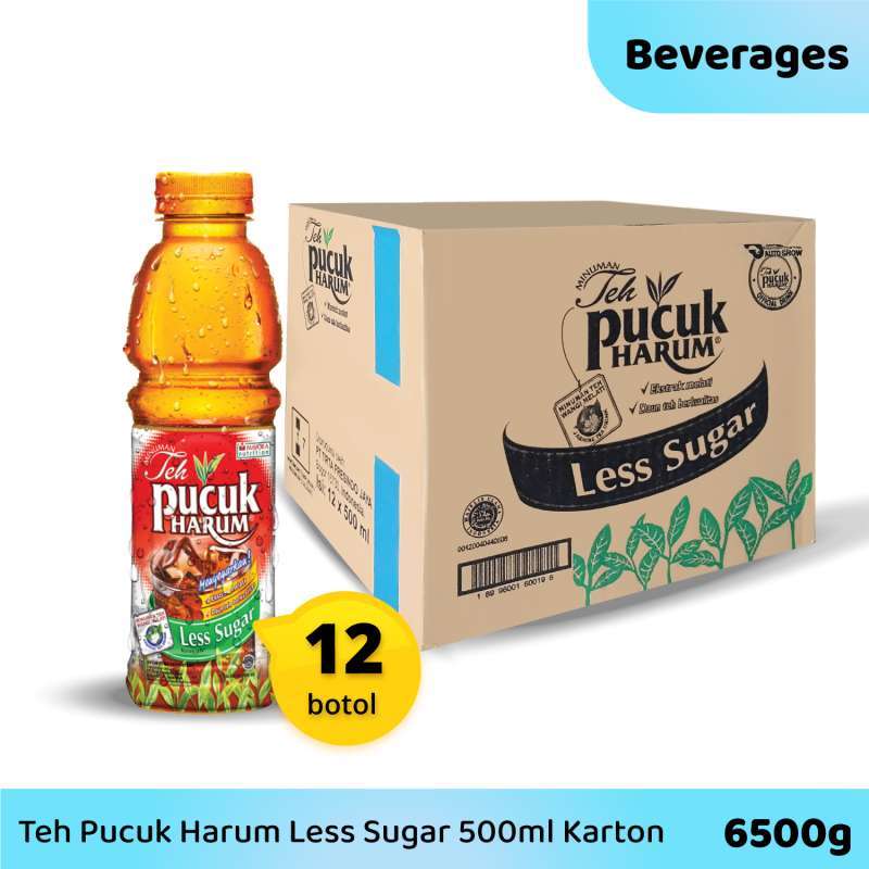 Promo Teh Pucuk Harum Less Sugar Minuman Teh [500 Ml] - Karton Diskon 9 ...