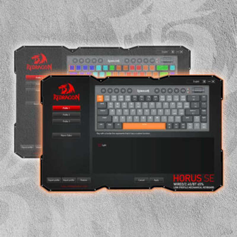 Jual Redragon Triple Mode Mechanical Gaming Keyboard Ultra Low Profile ...