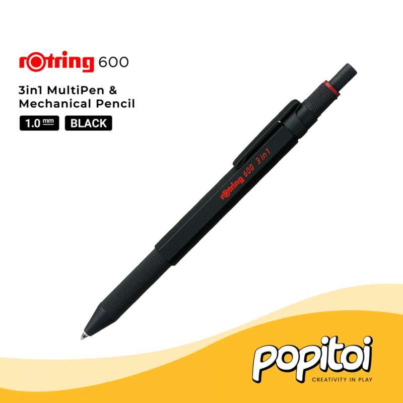 Jual Rotring 600 Series 3 In 1 Multi Pen & Mechanical Pencil Pulpen ...