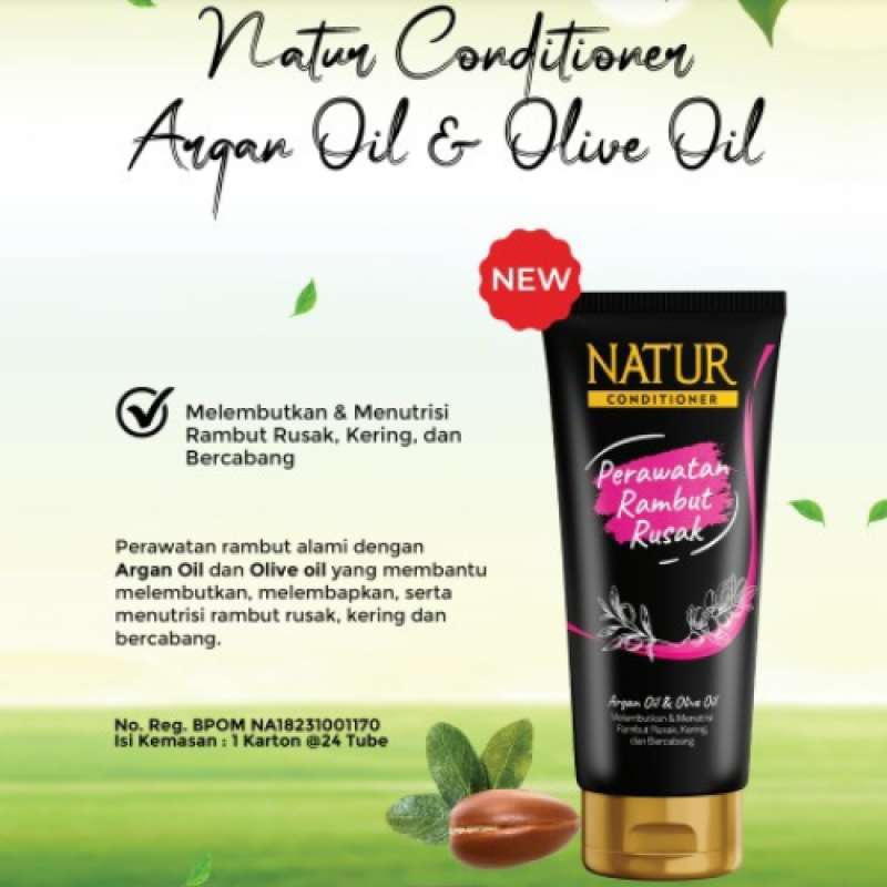 Promo Natur Argan Series - Perawatan Rambut Rusak, Kering, Dan ...