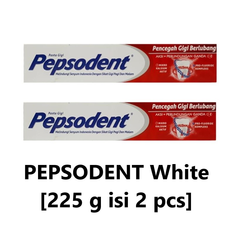 Jual Pepsodent White [225 G Isi 2 Pcs] Di Seller Putri - Situ Gadung ...
