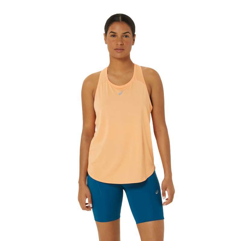 Jual Asics Women Road Tank Regular -2012c986.800 - Xl Faded Orange Di ...