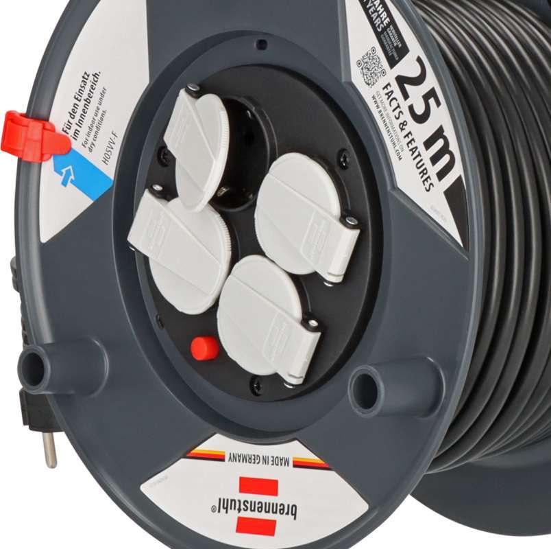 Jual Brennenstuhl - Garant E Cable Reel 25m H05vv-f 3g1,5 - 1215056 ...