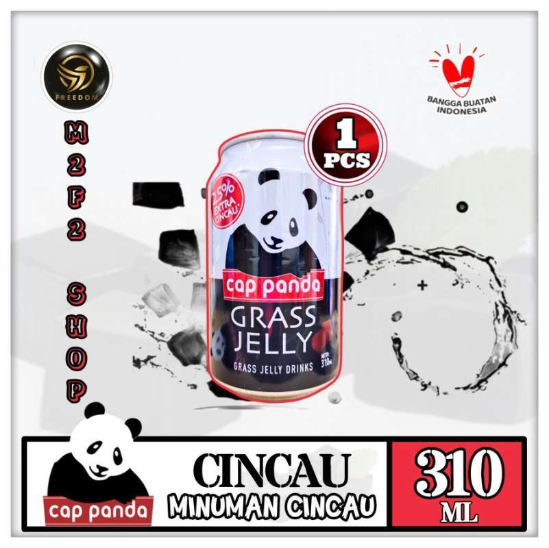 Promo Cap Panda Minuman Grass Jelly | Panda Cincau Original Kaleng ...